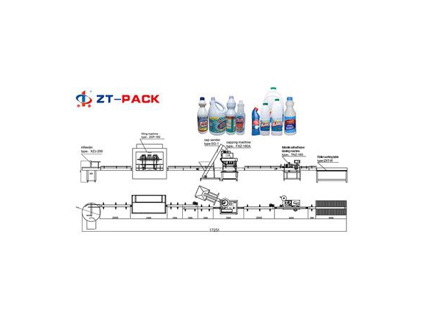 50ml -5000ml Bleach Acid Corrosive Liquid Filling Line Manufacturer ...