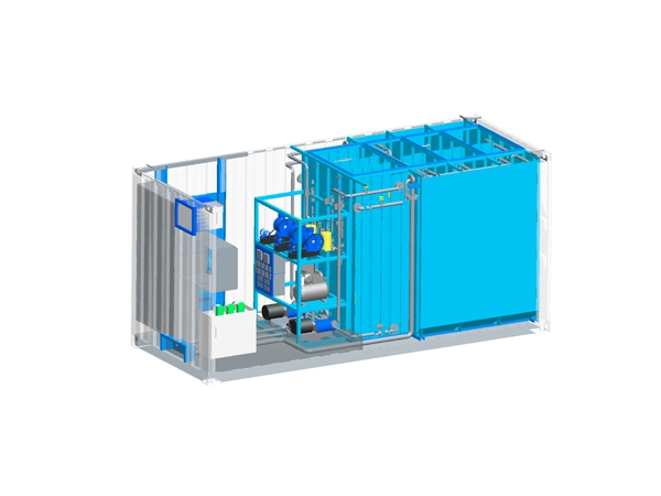 Containerized MBR Wastewater Treatment Plant | Skyview | ETW International
