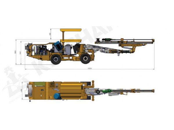 Hydraulic Tunneling Drilling Rig | Narrow Vein Drill Rig | KAISHAN ...