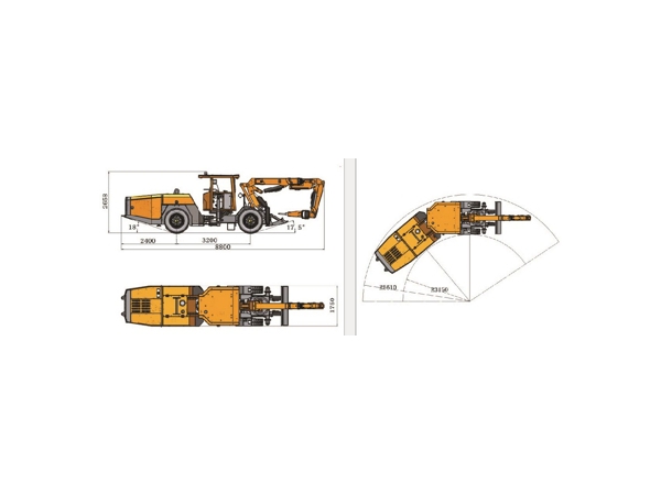 Hydraulic Scaling Rig | Underground Drill Rig | KAISHAN | ETW International