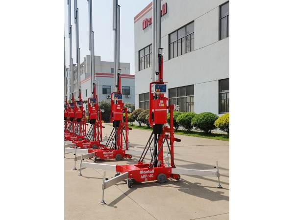 Mobile Single Mast Aerial Work Platforms | Mantall | ETW International