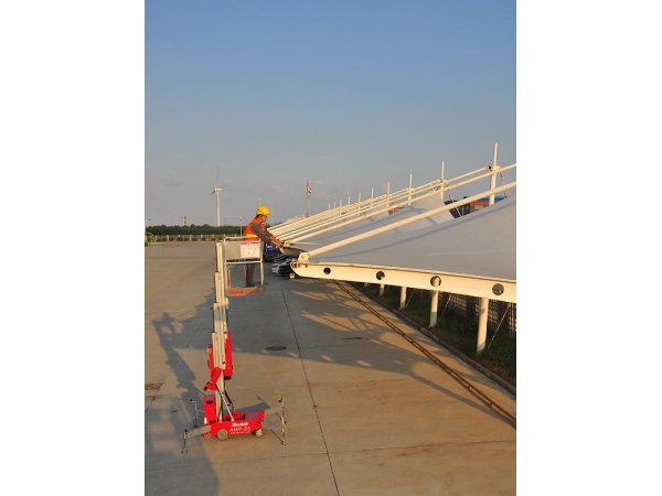 Mobile Single Mast Aerial Work Platforms | Mantall | ETW International