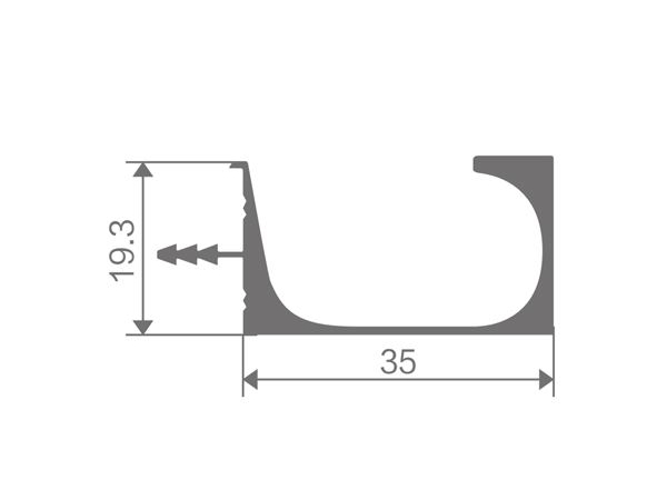 Aluminum G-section Handle | Aluminum Extrusions | Fuzhen | ETW ...